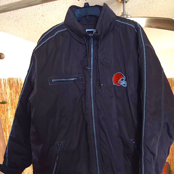 Puma | Jackets & Coats | Cleveland Browns Team Nfl Parka Coat | Poshmark